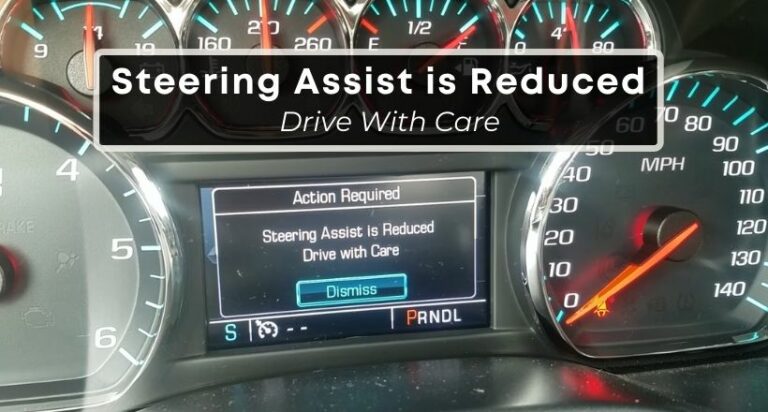GMC Acadia Says Steering Assist Is Reduced, Drive With Care